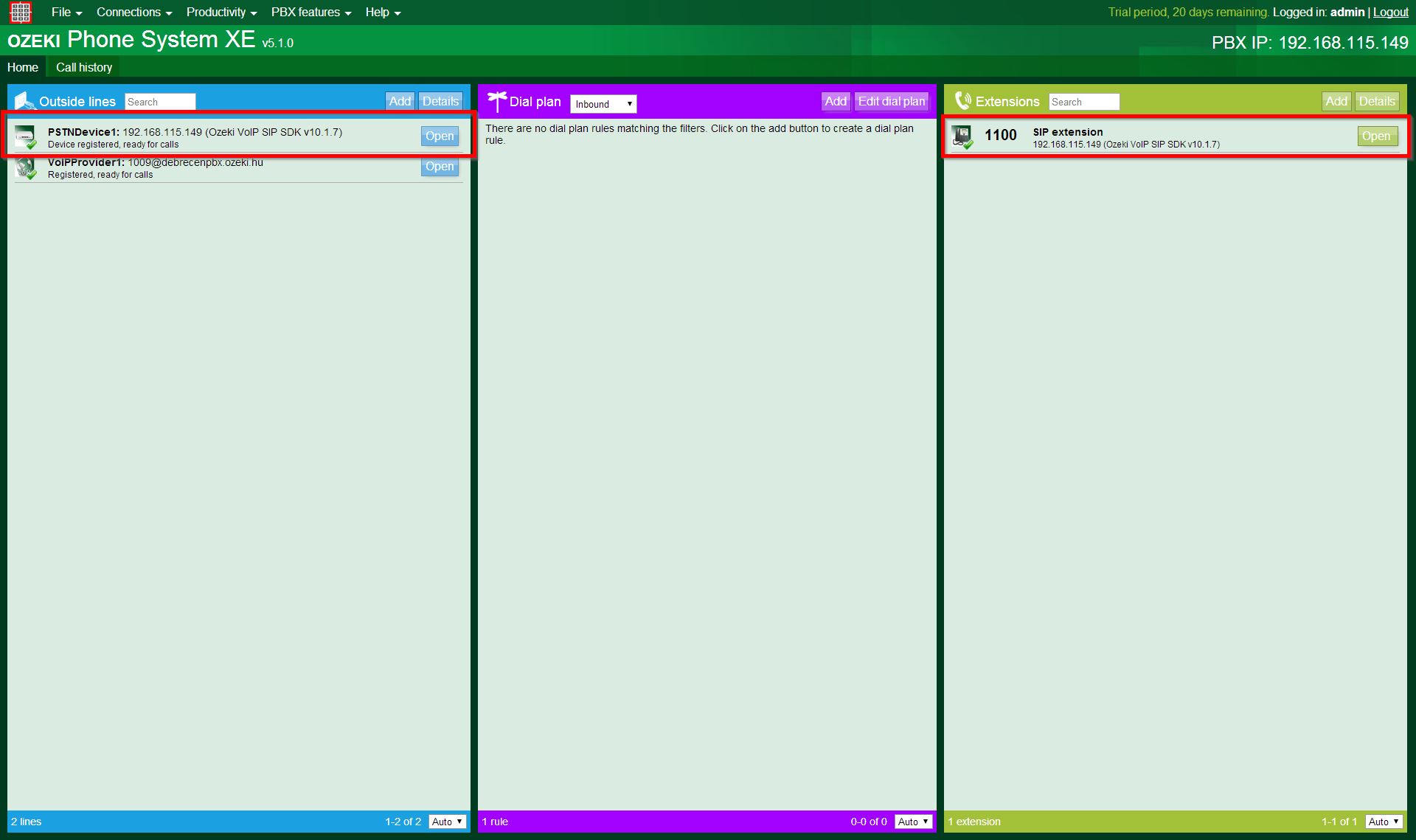How to setup call routing for Inbound calls in Ozeki Phone System PBX